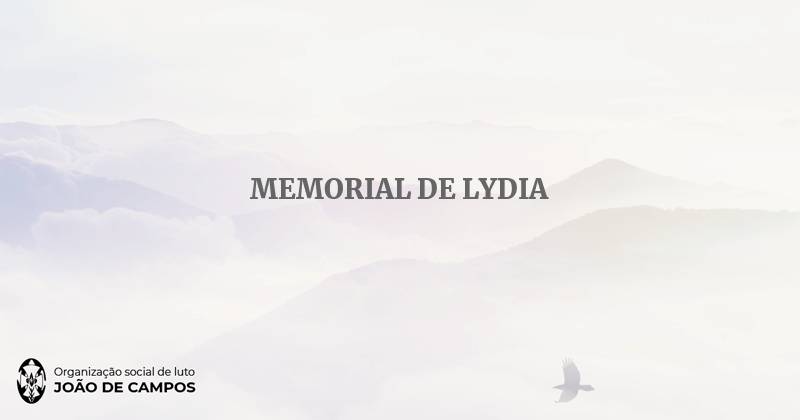 Memorial de LYDIA PFEIFER - João de Campos