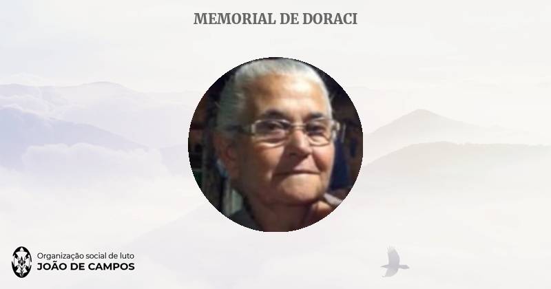 Memorial de DORACI FERNANDES BEGA (Dona Dora) - João de Campos