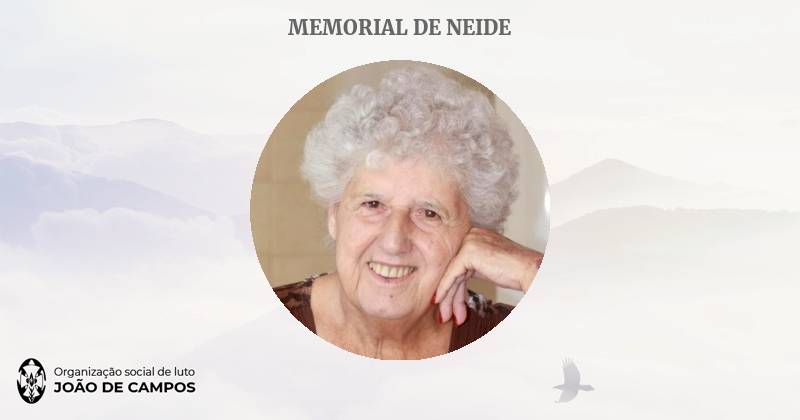Memorial de NEIDE APARECIDA TAVARES PORTES - João de Campos